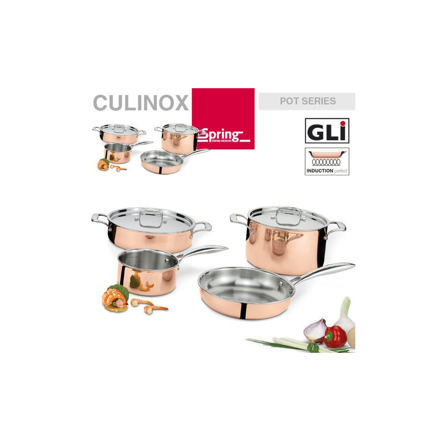 Spring Swiss Design: Culinox Casserole à queue 16 cm avec couvercle